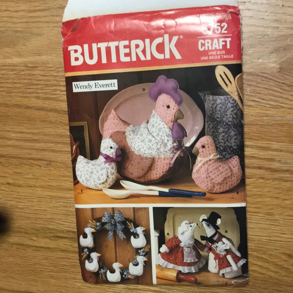Butterick | Office | Vintage Craft Sewing Pattern Butterick 5752 ...
